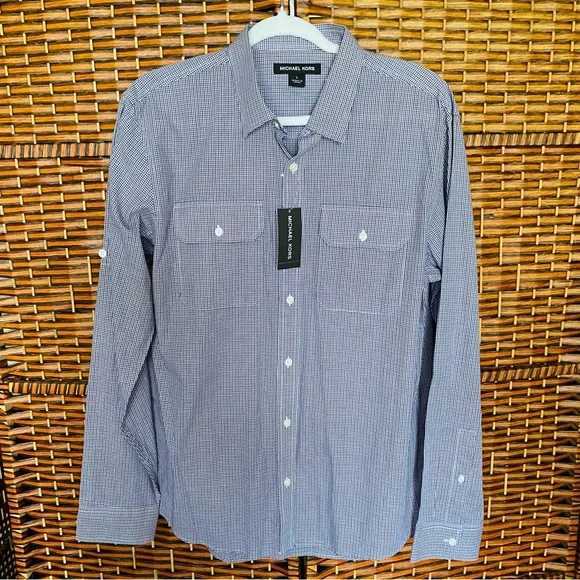 MICHAEL Michael Kors | Shirts | Nwt Michael Kors Mens Slimfit Stretch ...